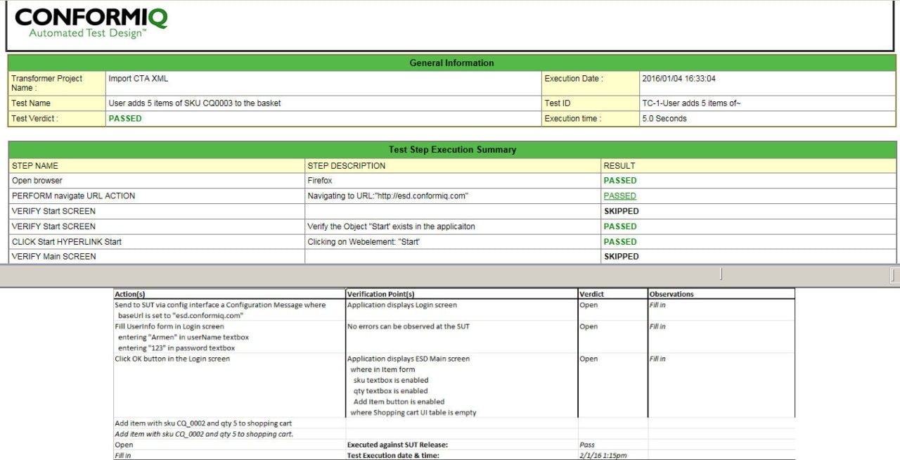 Conformiq's Transformer for Automated Testing