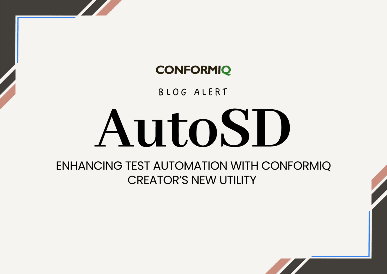 AutoSD: Effortless Scriptless Automation by ConformIQ